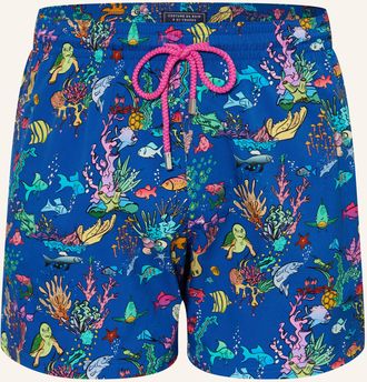 Vilebrequin Badeshorts Aquarium blau