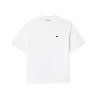Lacoste Femme, Tops, Blanc, Taille: 34 FR T-shirt Coupe D&eacute;contract&eacute;e