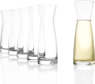 Stölzle Karaffe Universal XS 40 ml 6er-Set - Ideal für Wasser, Saft, Milch & Spirituosen - Hochwertiges Schnapsglas aus bleifreiem Kristallglas - Spülmaschine