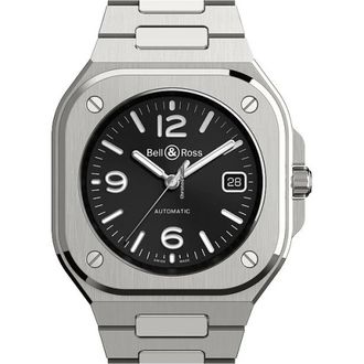 Bell & Ross Bell & Ross, Homme, Accessoires, Noir, Taille: ONE Size Uomo - Br05A-Bl-St/Sst - Br 05 Black Steel 40mm