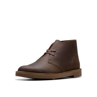 Clarks Bottes Shepton Chukka pour homme, Lea marron fonc&eacute;, 43 EU