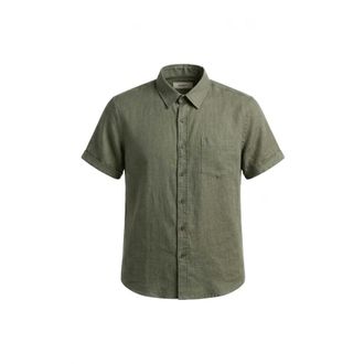 40weft 40Weft, Homme, Chemises, Vert, Taille: XL Camicia mezza manica taschino