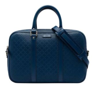 Gucci Sac daffaires vintage Pre-owned - Femme - Pre-owned - Bleu - Taille: ONE Size