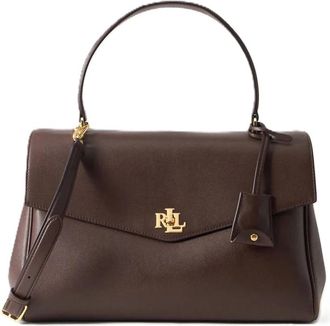 Ralph Lauren Sac &agrave; main souple Farrah - Moyen - Femme - Sacs - Brun - Taille: ONE Size
