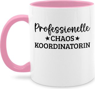Shirtracer Tasse Tassen 325ml - Statement - Professionelle Chaos Koordinatorin I Führungskraft Weihnachtsgeschenke für Chefinnen I Teamleitung Geschenk Mama I Au