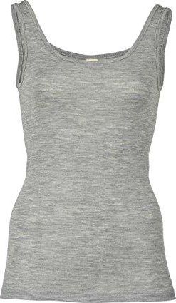 Engel Tricot de peau à bretelles - Laine/soie - Pour femmes - Taille 34 - 48 - 3 couleurs, Gris clair mélangé., XS