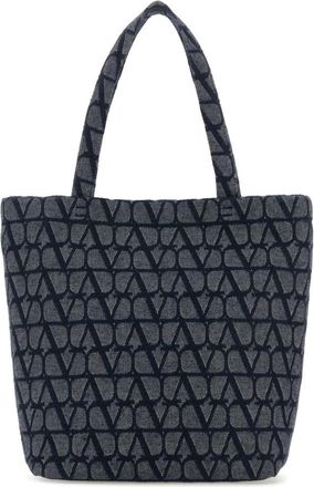 Valentino Garavani Homme, Sacs, Multicolore, Taille: ONE Size Toile Iconographe Shopping Bag