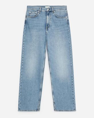 Arket Lockere Hose Mit Schlitzen -Blau