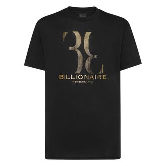 Billionaire Boys Club Homme, Tops, Noir, Taille: 4XL T-shirt Col Rond Logo