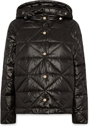 Elena Miro Femme, Vestes, Noir, Taille: 52 FR Doudoune Légère Matelassée