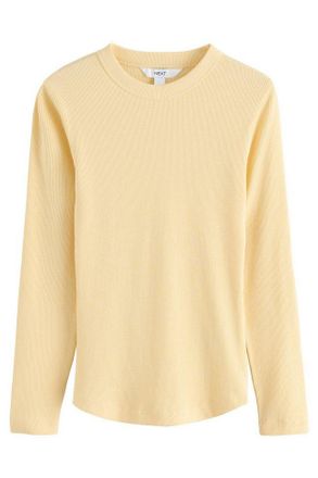 Next Langarmshirt Langarmshirt mit Rundhalsausschnitt, Kurzgröße (1-tlg)