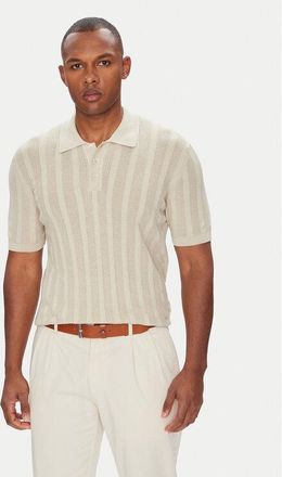 Baldessarini Baldessarini Poloshirt B4 50024.5232 Beige Slim Fit