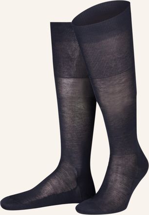 Falke Kniestr&uuml;mpfe Luxury No. 9 blau