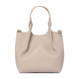 Gianni Chiarini Femme, Sacs, Beige, Taille: ONE Size Sac Bandouli&egrave;re en Cuir Dua Cr&egrave;me