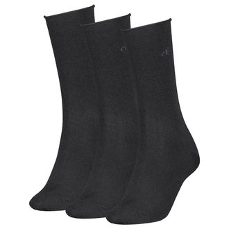 Calvin Klein CK WOMEN SOCK 3P ROLLTOP