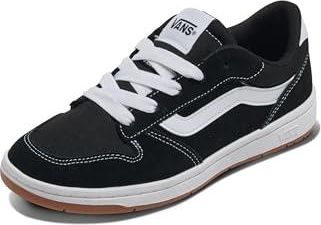 Vans Femme Ryland Ls Basket, SUEDE/CANVAS Black/White, 36.5 EU