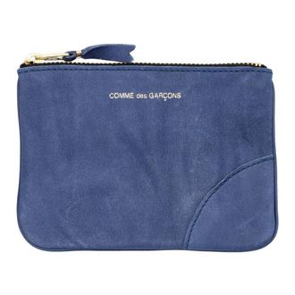 Comme Des Gar&ccedil;ons Washed Clutch - - Accessories - Damen - Blau - ONE SIZE
