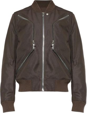 Rick Owens Homme, Vestes, Brun, Taille: L Flight Denim Bomber Jacket