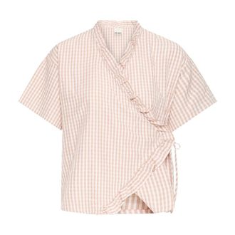 Ichi Pink Nektar Stylisches Top - - Blouses & Shirts - Damen - Rosa - M