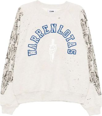 Warren Lotas sweat à logo brodé - Tons neutres