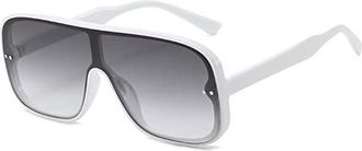 Generic Lunettes de soleil à grand cadre pour femme - Pour les vacances en plein air (couleur : F, taille : moyen) 2026