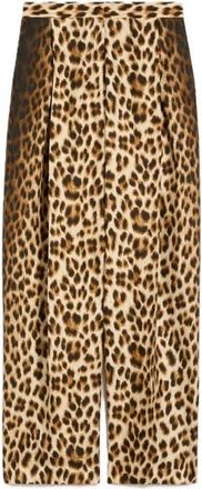 Max Mara Femme, Pantalons, Multicolore, Taille: 34 FR Silk Wide Pantalons