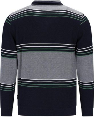 Hajo Sweatshirt Sweatshirt in Blockstreifenverlauf (garngef&auml;rbt) - stay fresh-Qualit&auml;t