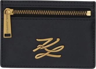 Karl Lagerfeld Femme, Accessoires, Noir, Taille: ONE Size Portefeuille pour t&eacute;l&eacute;phone