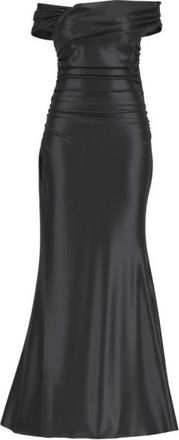 Guess Femme, Robes, Noir, Taille: 40 FR Long Draped Gown