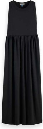 Scotch & Soda Womens Tank Jersey midi Casual Dress, Black, X-Large