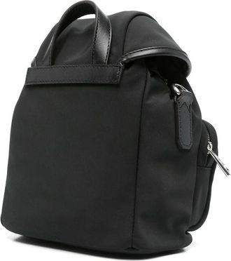 Moncler Calf Leather and Polyamide Backpack - Black