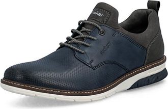 Rieker Herren Slip-On Sneaker 14450, M&auml;nner Halbschuhe,Laufschuhe,stra&szlig;enschuhe,Strassenschuhe,Sportschuhe,Freizeitschuhe,blau (16),47 EU / 12 UK