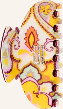 Etro Etro Haarklammer Mit Schmucksteinen gelb