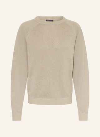 Strokesman's Strokesmans Pullover Mit Leinen gruen