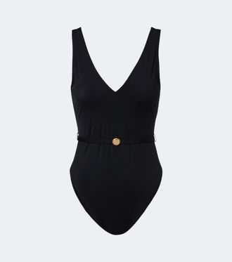 Tory Burch Maillot de bain ceintur&eacute; Double T