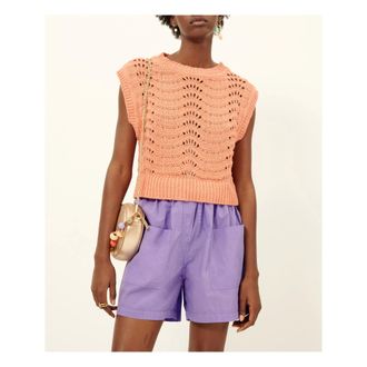 Sessun Pull Sans Manches Haki Coton Recycl&eacute; Sess&ugrave;n