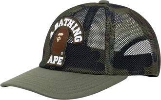 A Bathing Ape A Bathing APE - Casquette avec visi&egrave;re - unisex - Accessoires - Vert - Taille: ONE Size