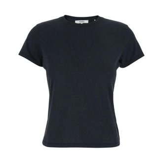 Frame Denim The Baby Tee - - Tops - Damen - Schwarzk - L