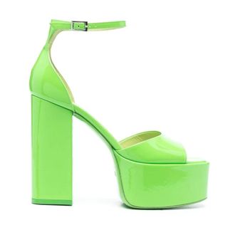 PARIS TEXAS Tatiana Plateau-Sandalen - - Shoes - Damen - Gr&uuml;n - 40 EU