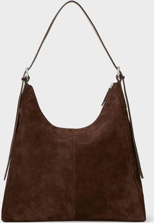 Vagabond Hilo sac port&eacute; &eacute;paule grand en daim couleur caf&eacute;-Marron