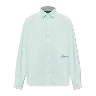 Jacquemus Simon Baumwollhemd - - Shirts - Herren - Blau - M