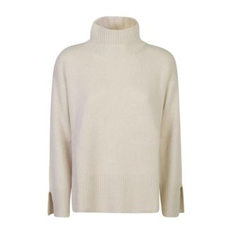 Le Tricot Perugia Beige Pullover f&uuml;r Stilvolles Aussehen - - Knitwear - Damen - Beige - S