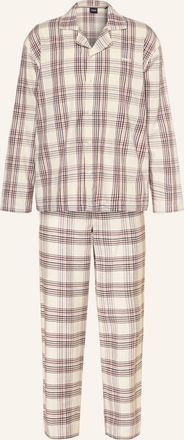 HUGO BOSS Schlafanzug Holiday weiss