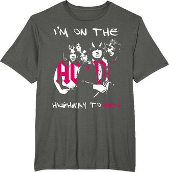 AC/DC Offizielles AC/DC Highway to Hell Rockband T-Shirt