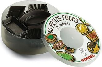 Göbel 285201 Schachtel mit 60 Formen für kleine Backöfen Antihaft