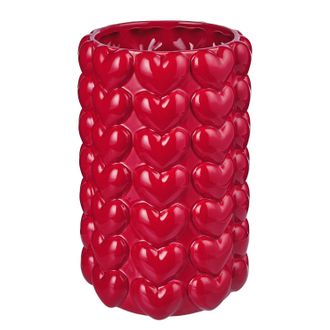 Butlers Statement Vase Herzen 26cm Dolomit Statement | Moderne Blumenvase | Deko-Highlight f&uuml;r Weihnachten & Herbst | stilvolle Tischdeko