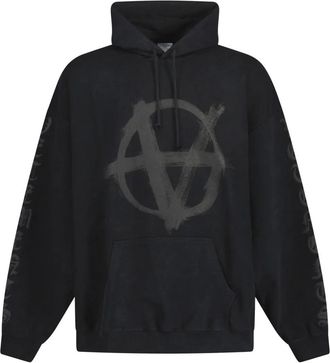 VETEMENTS Damen, Sweatshirts & Hoodies, Schwarzk, XSGröße