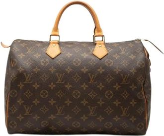 Louis Vuitton Pre-owned Speedy 35 - Femme - Pre-owned - Brun - Taille: ONE Size
