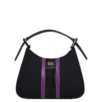 La Carrie Monogram Schultertasche - - Bags - Damen - Schwarzk - ONE SIZE