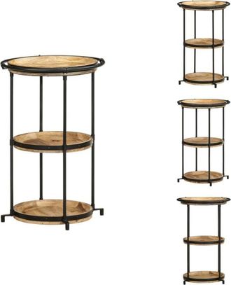 vidaXL Vidaxl - Beistelltisch &Oslash;55x83 cm Massivholz Mango - Beistelltisch - Beistelltische - Ablagetisch - Akzenttisch